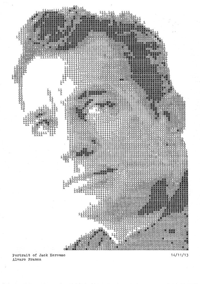 Typewritten Portraits by Álvaro Franca - IGNANT