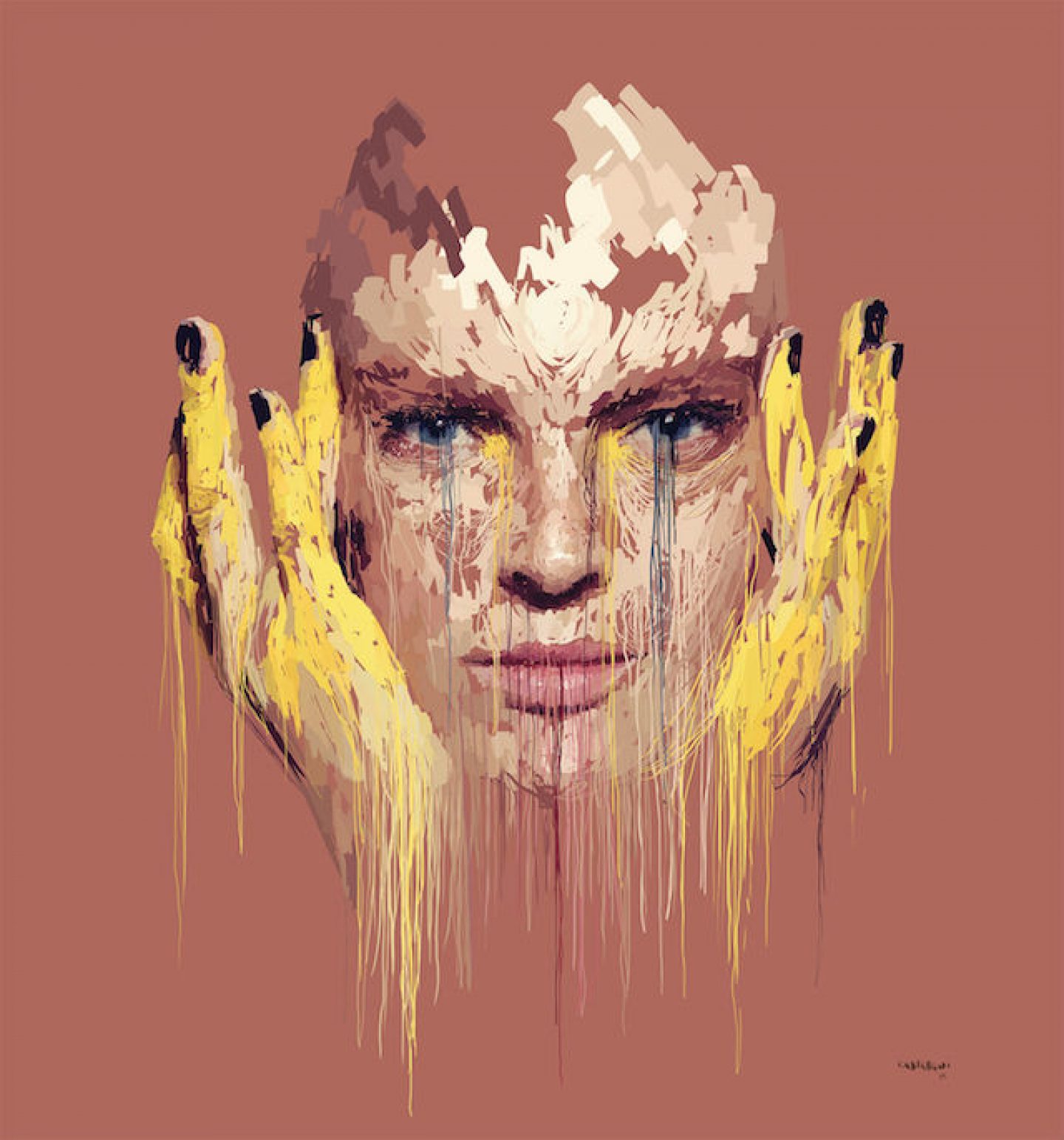 Drip-Effect Paintings by Marcello Castellani - IGNANT