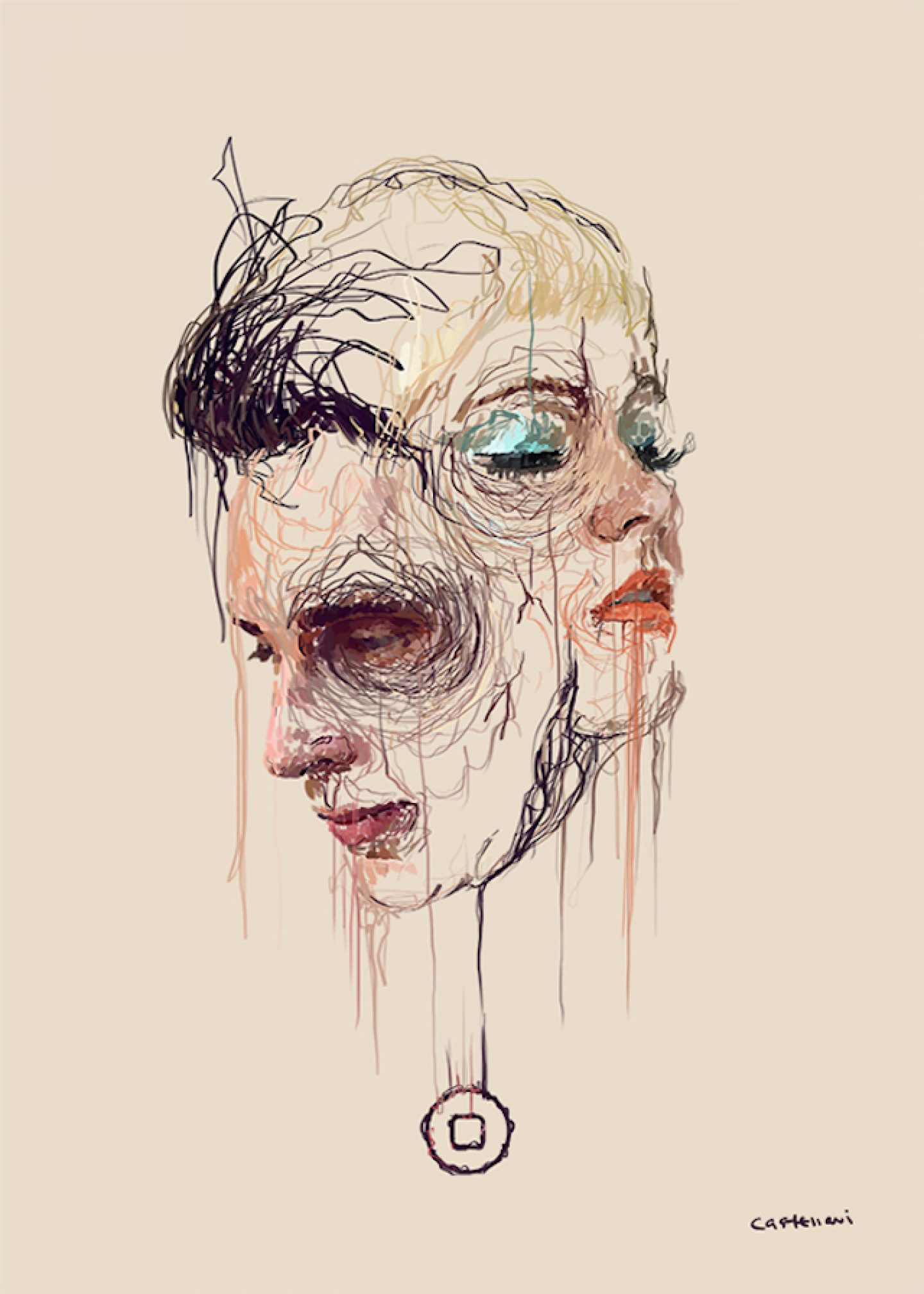 Drip-Effect Paintings by Marcello Castellani - IGNANT