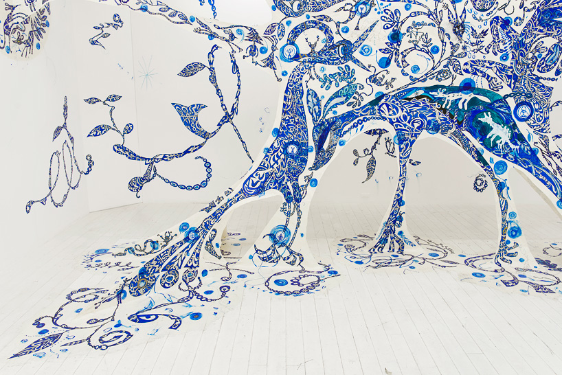 Hand Painted Installation By Yusuke Asai - IGNANT