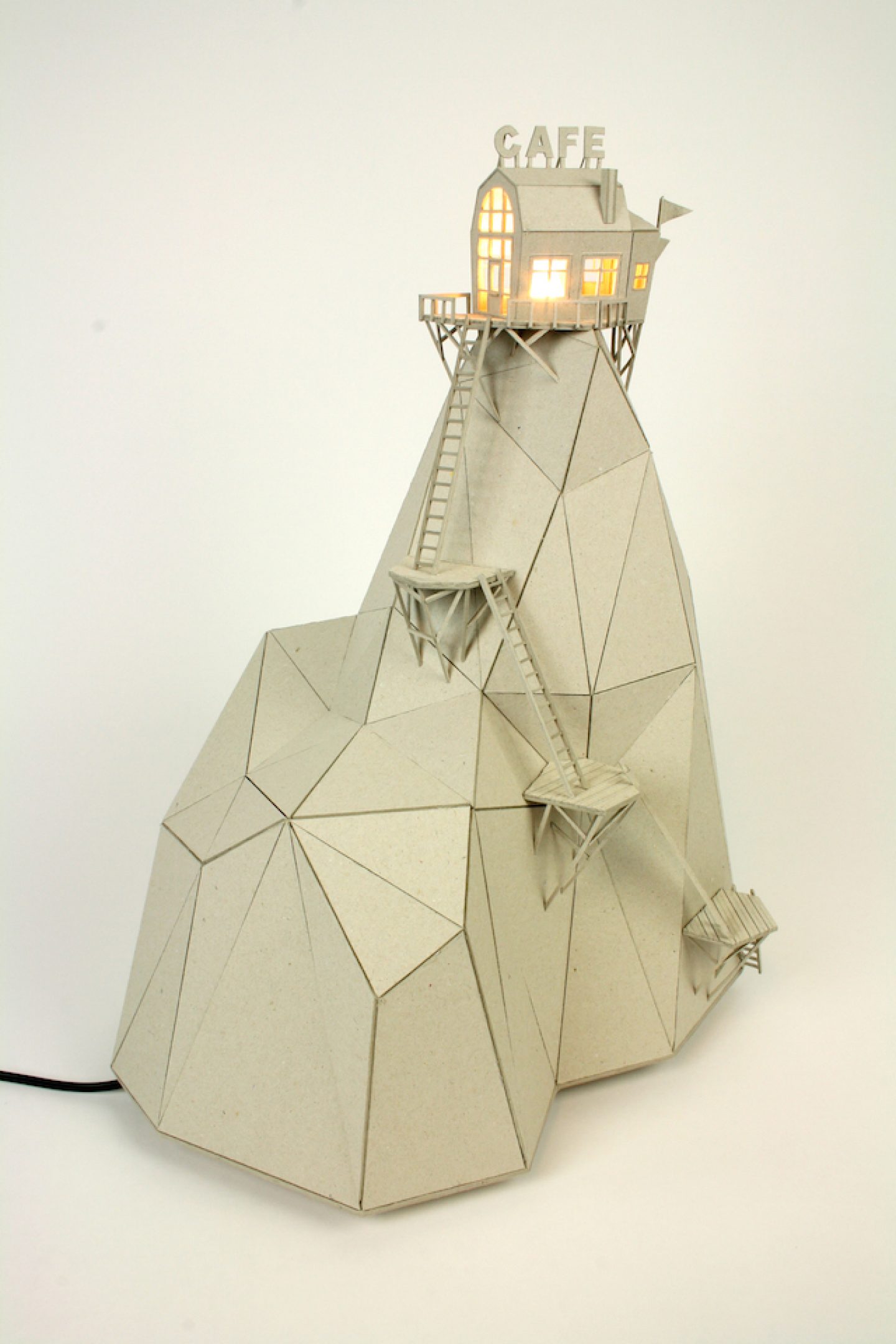 Whimsical Cardboard Lamps by Vera van Wolferen - IGNANT