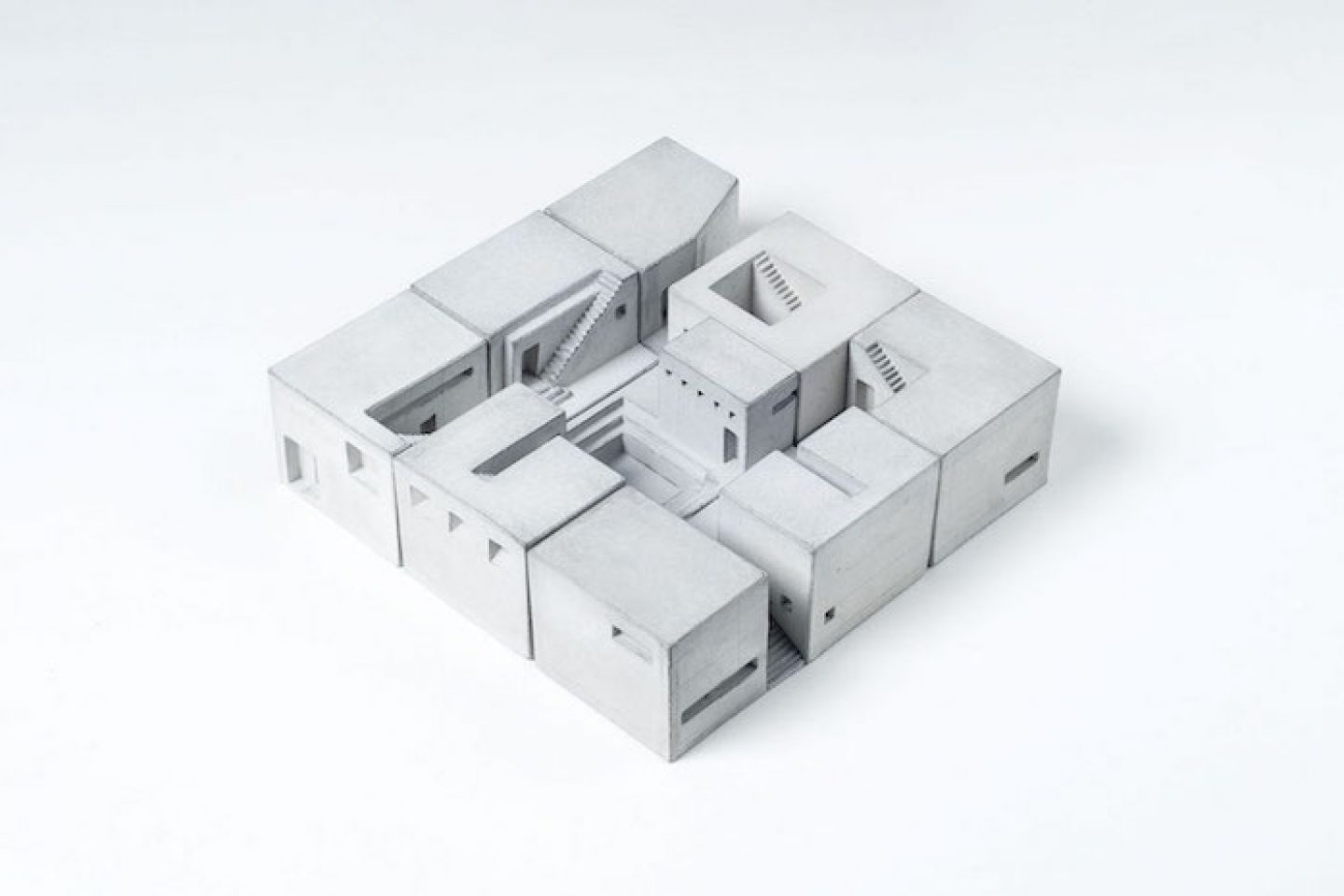 Concrete Miniature Buildings Celebrate Classic Architecture - IGNANT