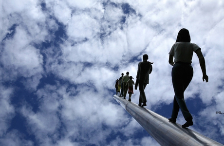 Walking To The Sky By Jonathan Borofsky - IGNANT
