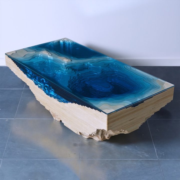 Duffy London's Mesmerizing Abyss Table Mirrors Ocean Depths - IGNANT