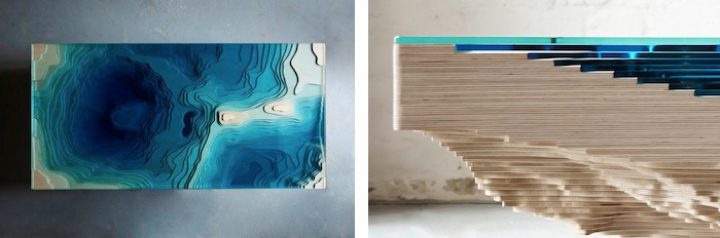 Duffy London's Mesmerizing Abyss Table Mirrors Ocean Depths - IGNANT