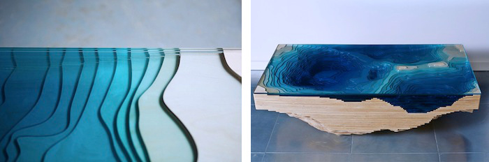 Duffy London's Mesmerizing Abyss Table Mirrors Ocean Depths - IGNANT