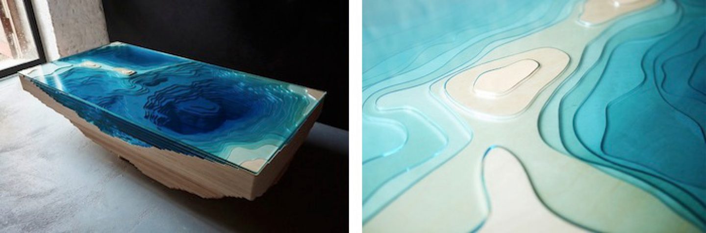 Duffy London's Mesmerizing Abyss Table Mirrors Ocean Depths - IGNANT