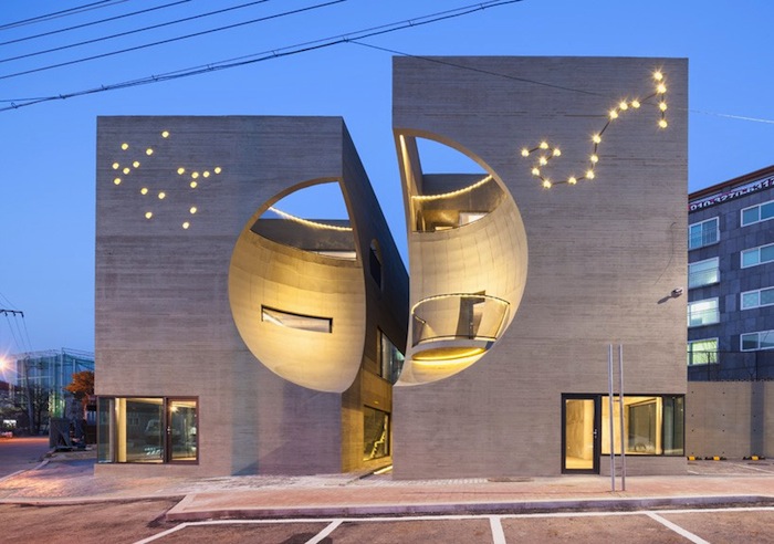 A Quirky Moon-Shaped Building By Moon Hoon Architects - IGNANT