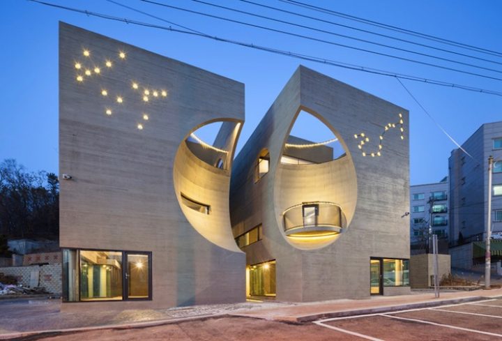 A Quirky Moon-Shaped Building By Moon Hoon Architects - IGNANT