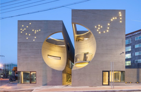 A Quirky Moon-Shaped Building By Moon Hoon Architects - IGNANT