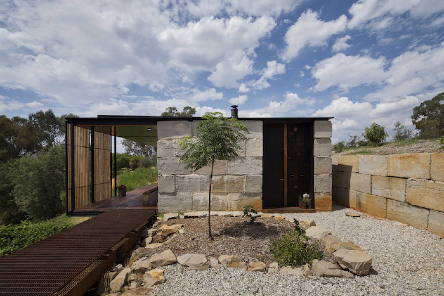 A Rustic House Made Of Hundreds Of Concrete Blocks - IGNANT