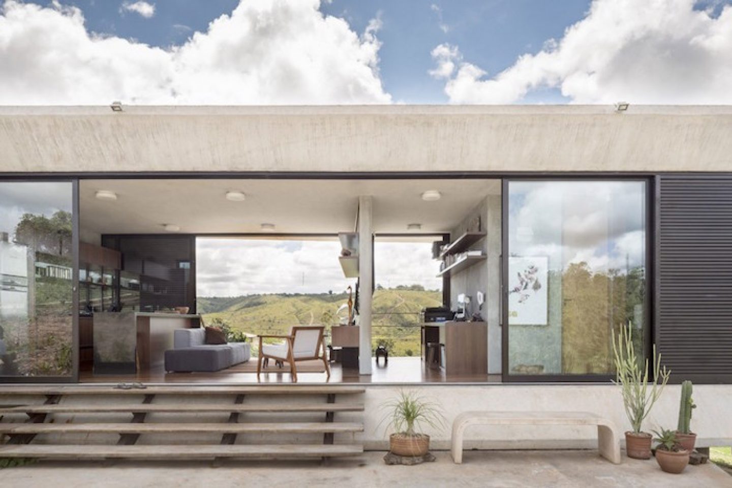 A Minimal Concrete House Offering Stunning Views From Both Sides - IGNANT