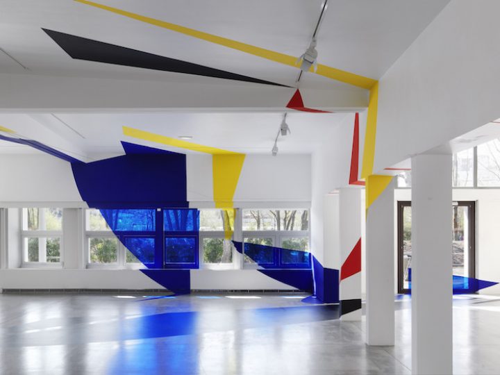 Felice Varini Paints Colorful Optical Illusions In Urban Landscapes ...