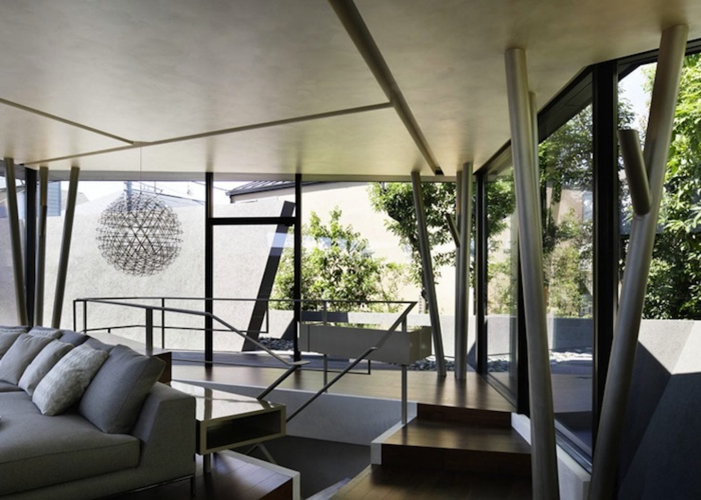 An Angular Concrete Home By ARTechnic Architects - IGNANT