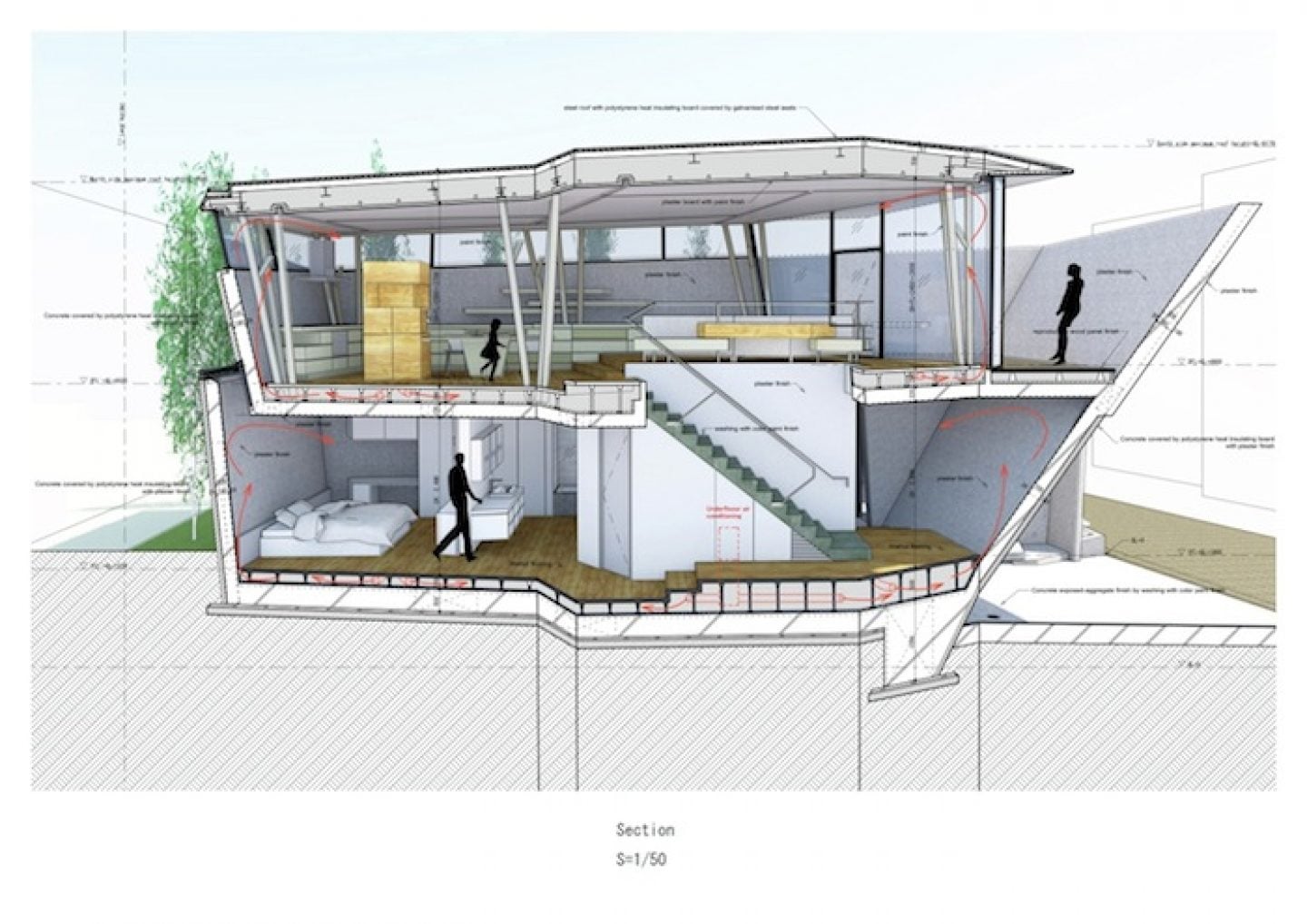 An Angular Concrete Home By ARTechnic Architects - IGNANT