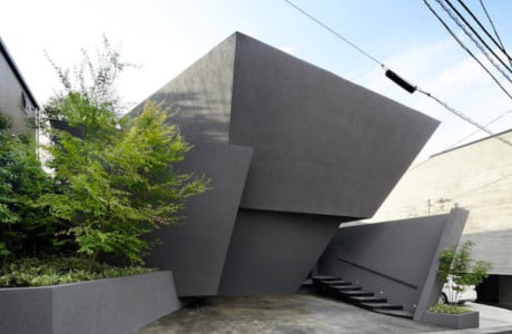 An Angular Concrete Home By ARTechnic Architects - IGNANT