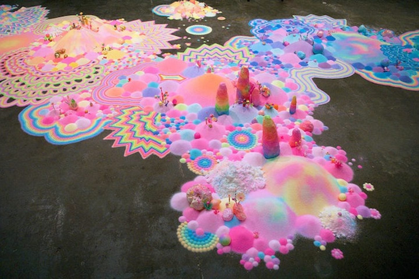 Psychedelic Candy Installations By Pip & Pop - IGNANT