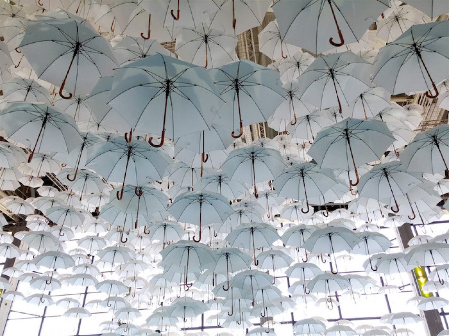 A Cloud Made Of 1,100 Umbrellas By Kaisa And Timo Berry - IGNANT