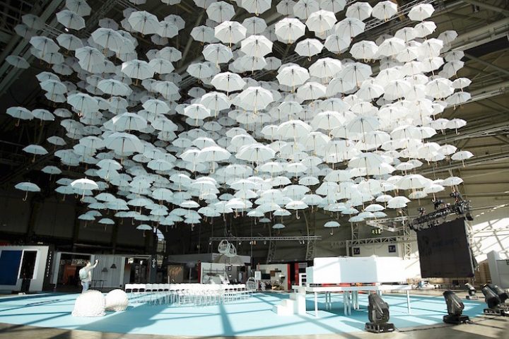 A Cloud Made Of 1,100 Umbrellas By Kaisa And Timo Berry - IGNANT