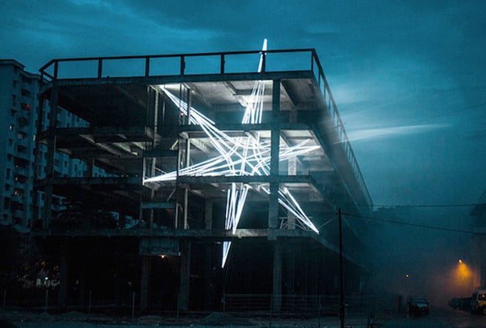 A Giant Glowing Star Installation By Jun Ong - IGNANT