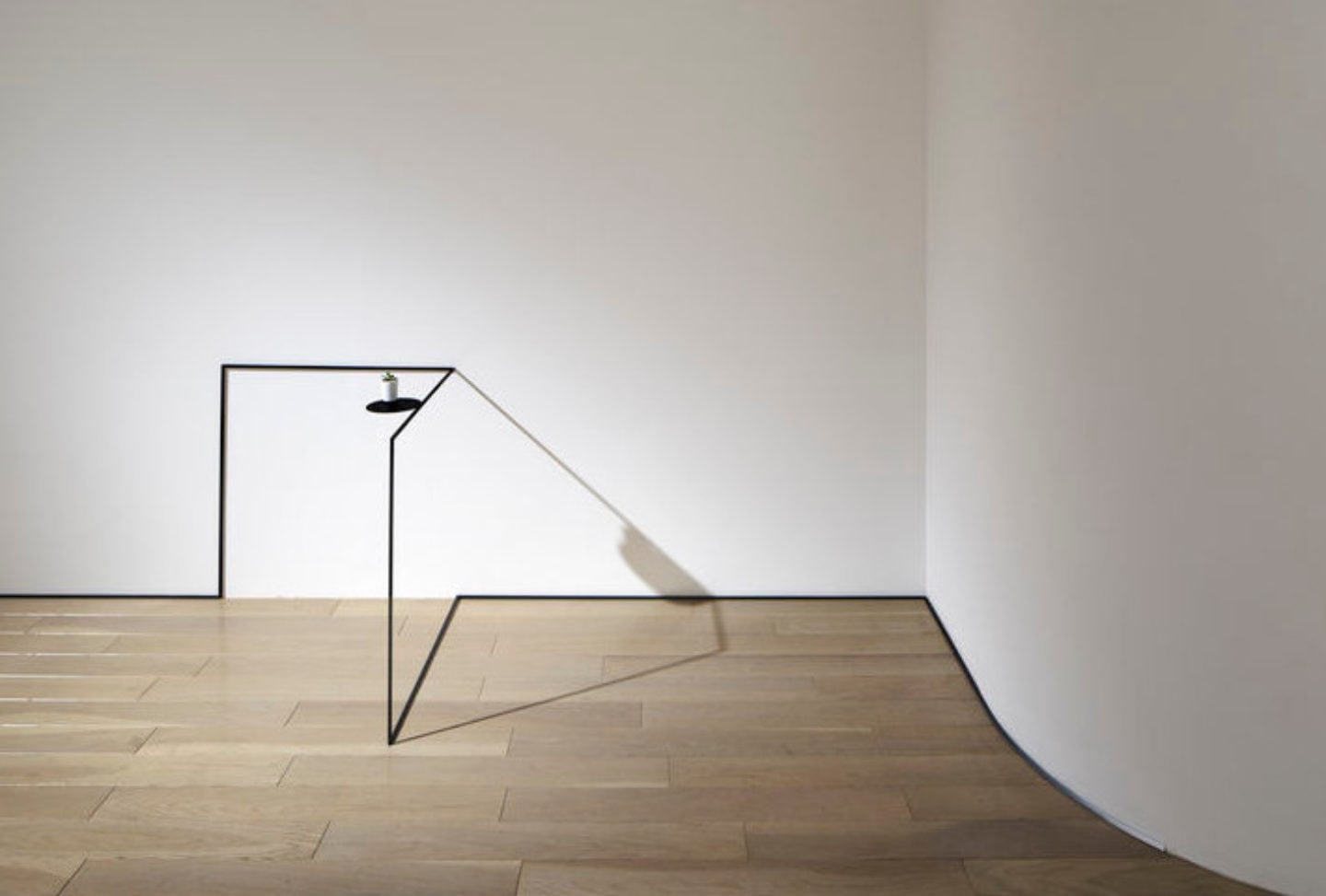 A Clever Table Made Of Thin Lines By Nendo - IGNANT