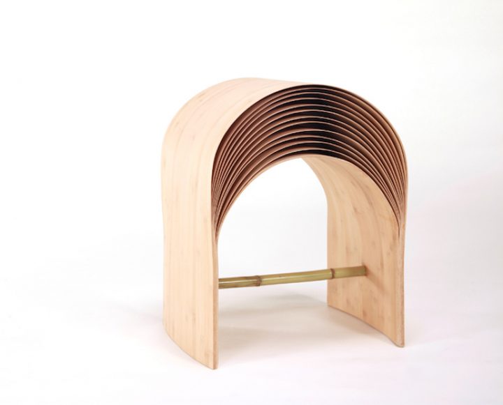 An Arc-Shaped Stool Designed By Min Chen - IGNANT