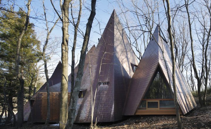 A Tipi-Shaped House In The Woods By NAP Architects - IGNANT
