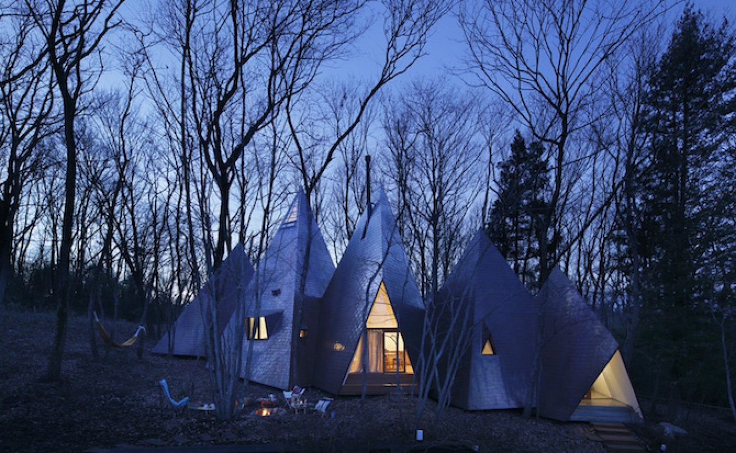 A Tipi-Shaped House In The Woods By NAP Architects - IGNANT