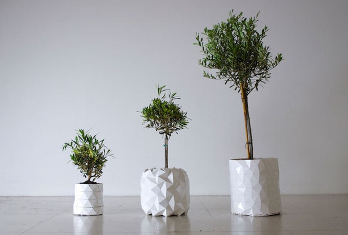 Origami Plant Pots By Studio Ayaskan - IGNANT