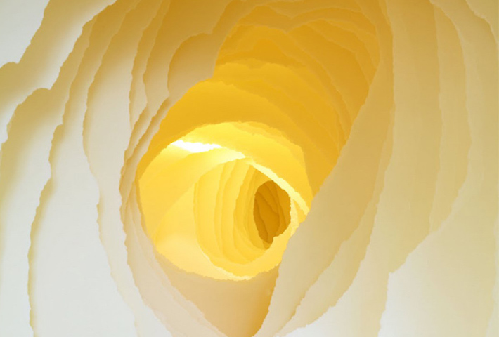 Paper Tunnel Sculptures By Angela Glajcar - IGNANT