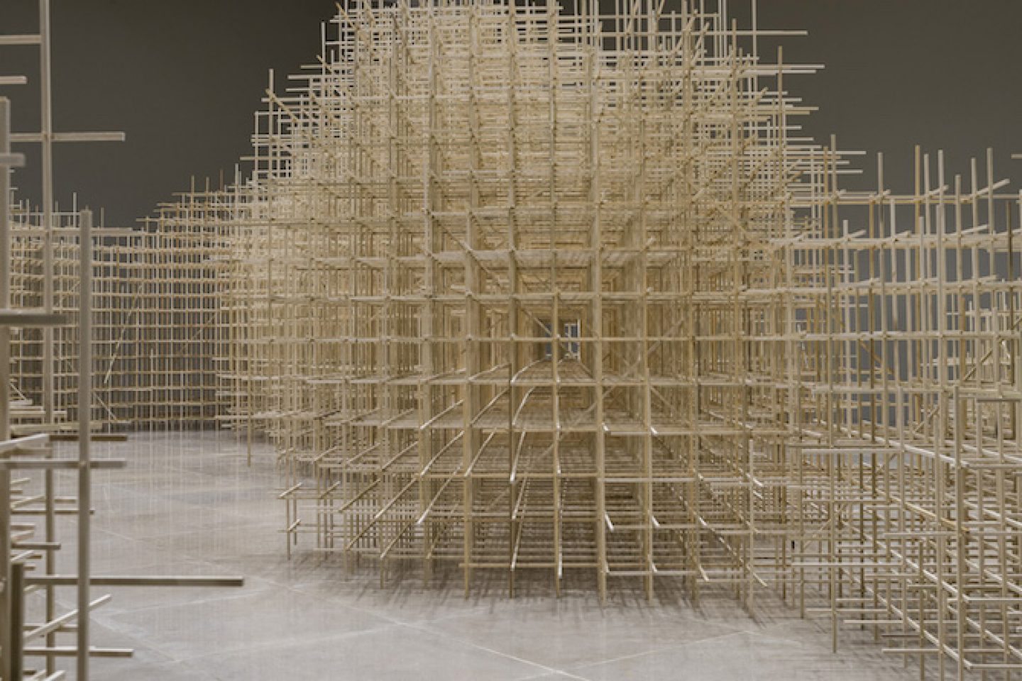 A Wood Installation Made Of 10,000 Sticks By Ben Butler - IGNANT