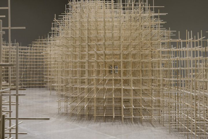 A Wood Installation Made Of 10,000 Sticks By Ben Butler - IGNANT