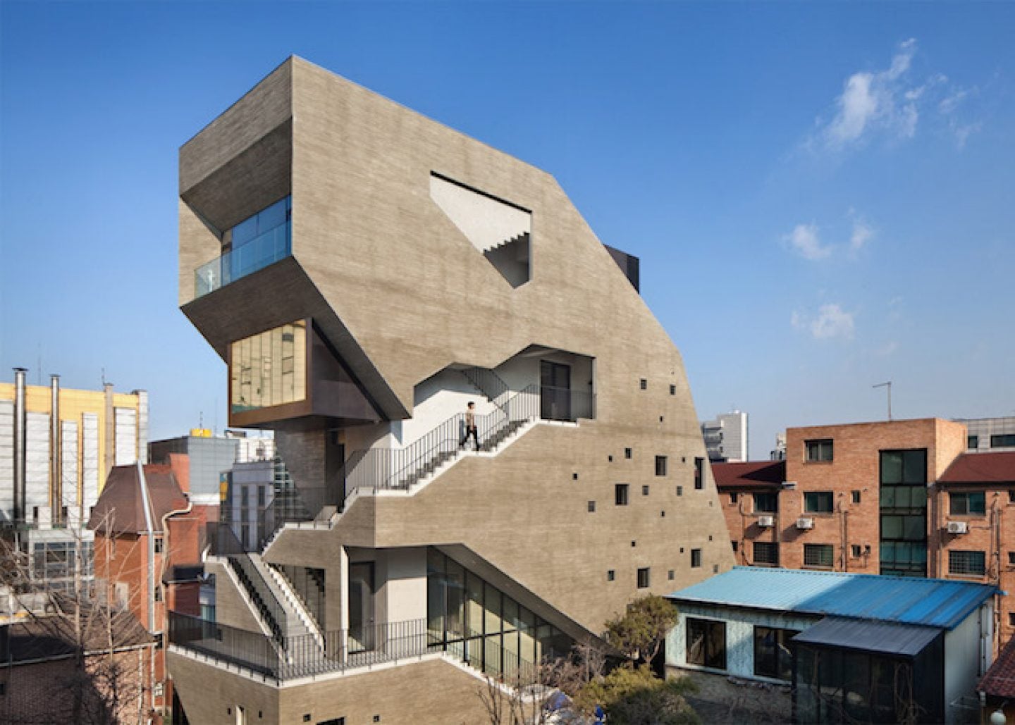 A Lopsided Tower Block in Seoul - IGNANT
