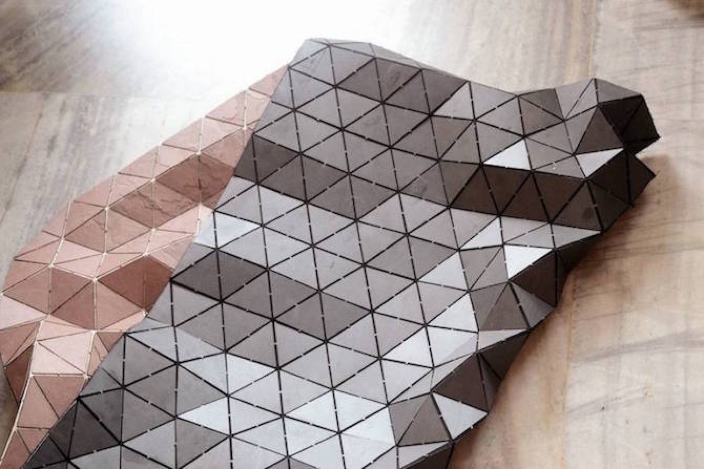 Dominik Raskin Crafted Flexible Stone Rugs Inspired By 3D Modelling ...