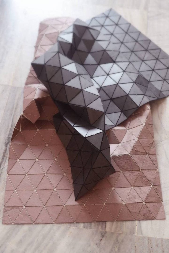 Dominik Raskin Crafted Flexible Stone Rugs Inspired By 3D Modelling ...