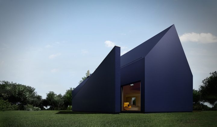 An Angular House With A Protruding Wall By MOOMOO Architects - IGNANT