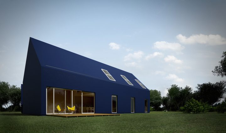 An Angular House With A Protruding Wall By MOOMOO Architects - IGNANT