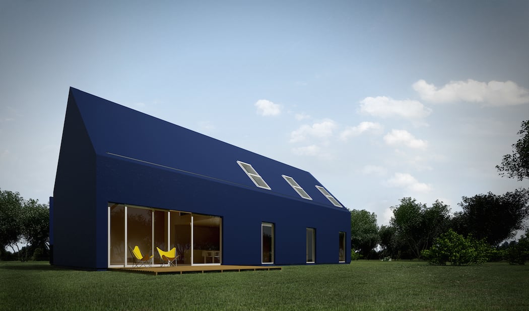 An Angular House With A Protruding Wall By MOOMOO Architects - IGNANT