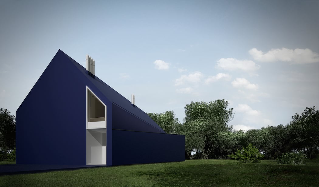 An Angular House With A Protruding Wall By MOOMOO Architects - IGNANT