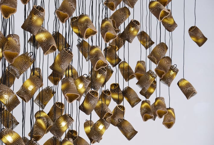 A Light Installation Inspired By Murmurations - IGNANT