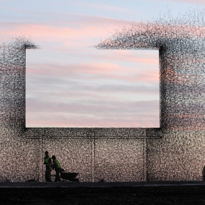 A Border Billboard Framing The Sky - IGNANT