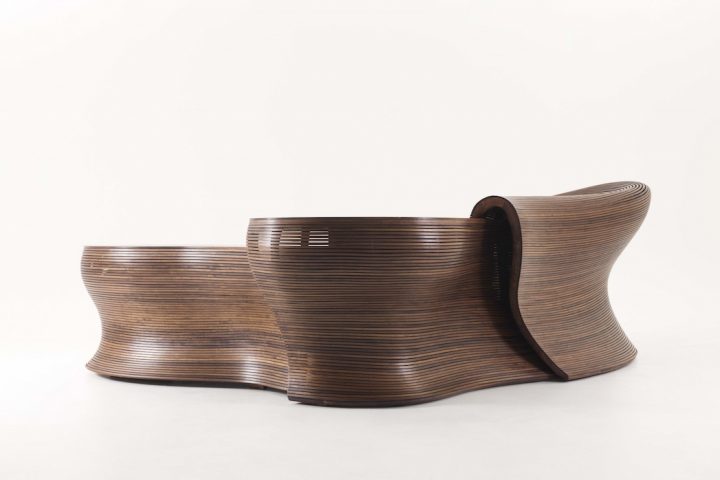 Curvaceous Seating Crafted From Warped Wood - IGNANT