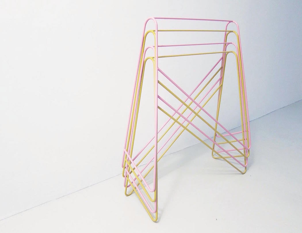 Vibrant Steel Wire Framed Tables By Bordbord - IGNANT