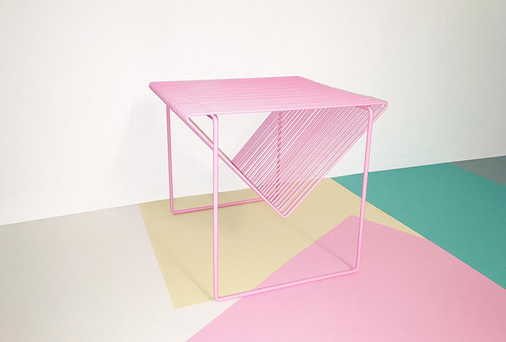 Vibrant Steel Wire Framed Tables By Bordbord - IGNANT