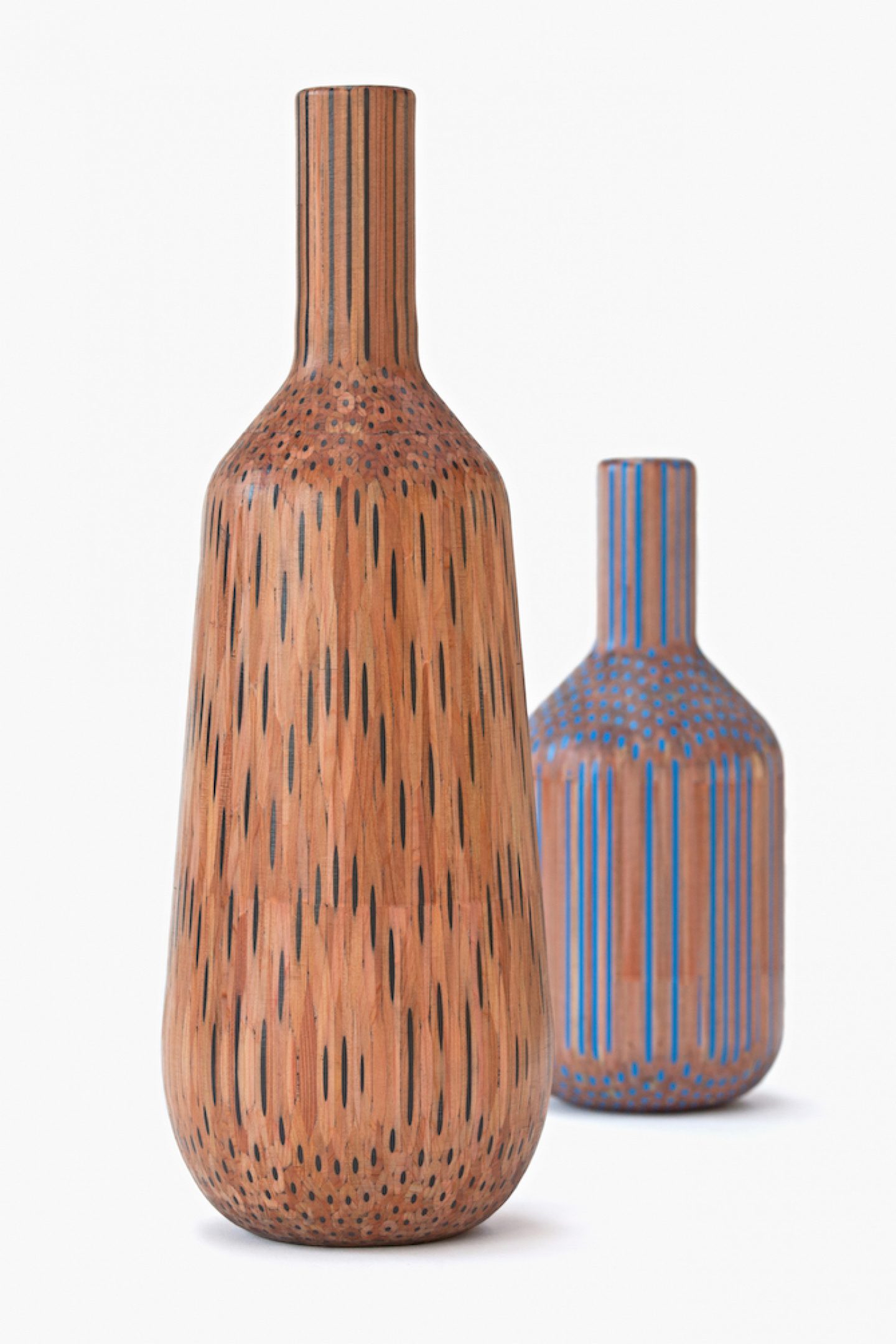Intricate Vases Made From Hundreds Of Pencils - IGNANT