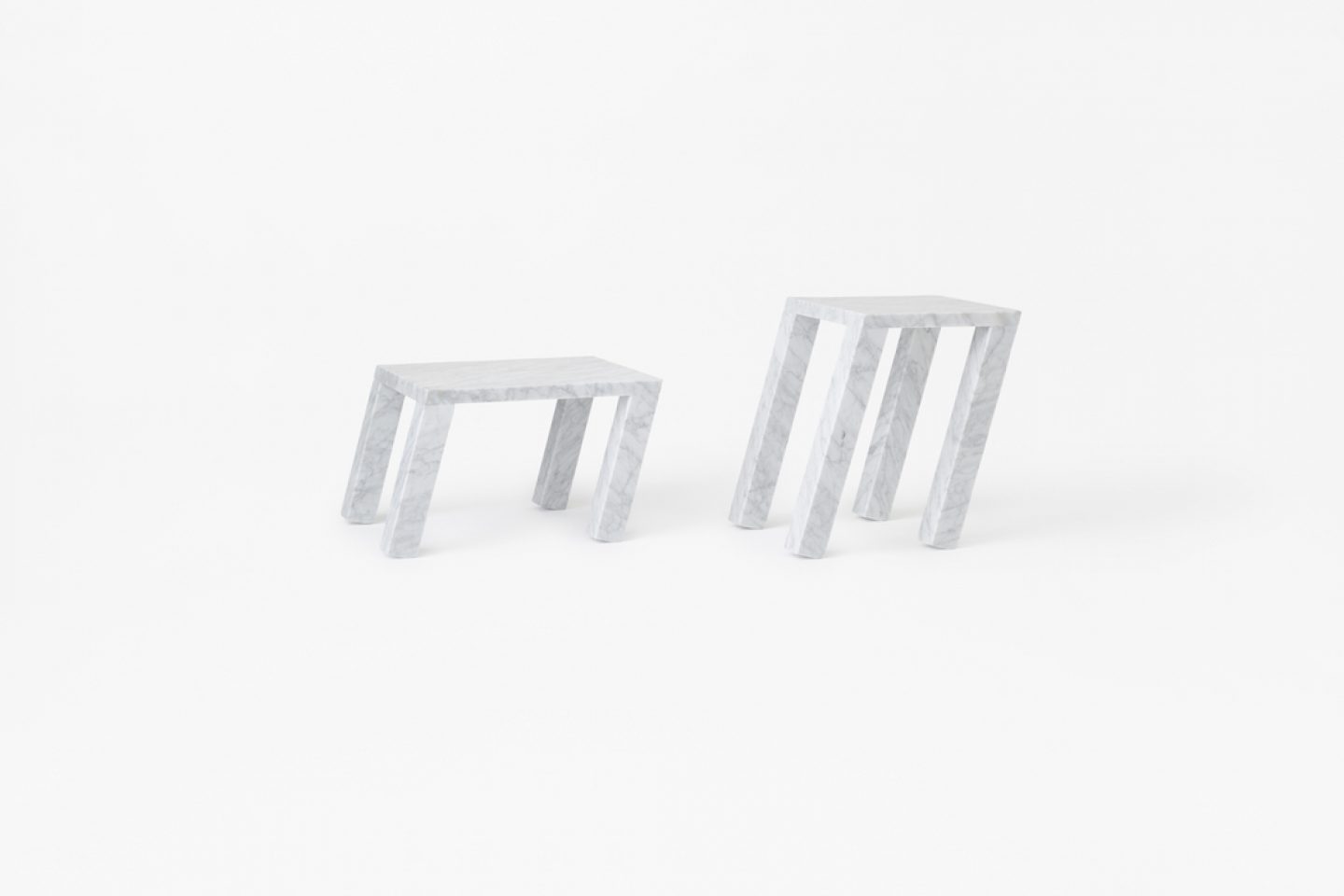 Tilted Marble Tables By Nendo - IGNANT