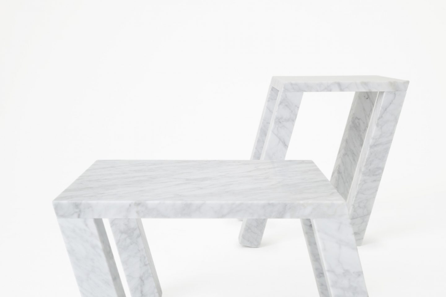 Tilted Marble Tables By Nendo - IGNANT