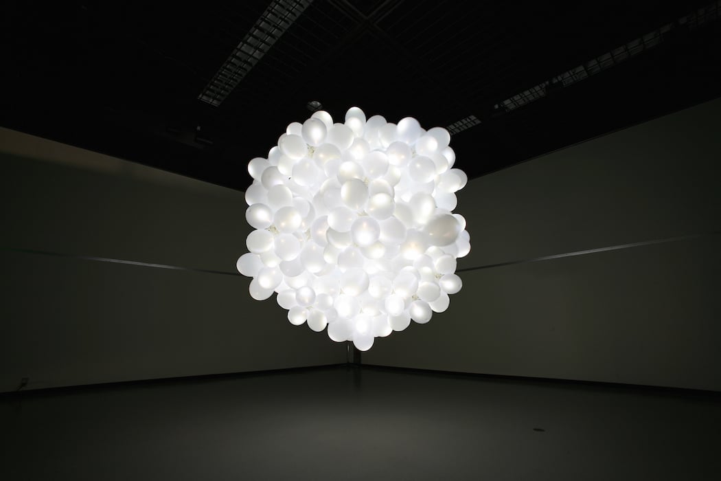 A Lamp Made From A Cloud Of Balloons - IGNANT