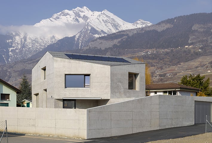 A Concrete Villa In The Swiss Alps - IGNANT