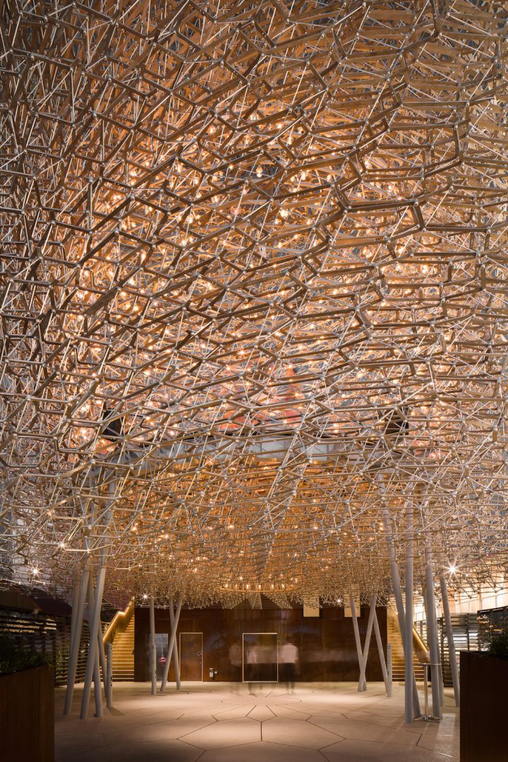 A Pavilion Reminiscent Of A Bee Swarm - IGNANT